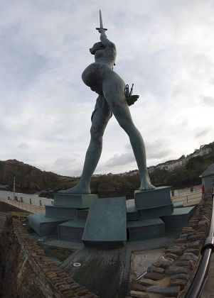 Verity Sculpture By Damien Hirst Editorial Stock Photo - Stock Image ...