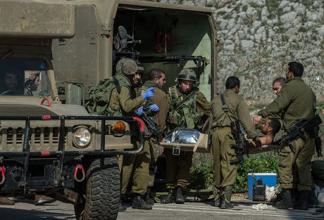 Injured Israeli Soldiers Brought Trucks Receive Editorial Stock Photo ...