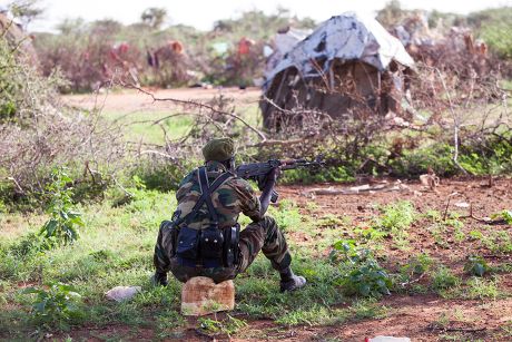 Member Somali Army Scopes Horizon His Editorial Stock Photo - Stock ...