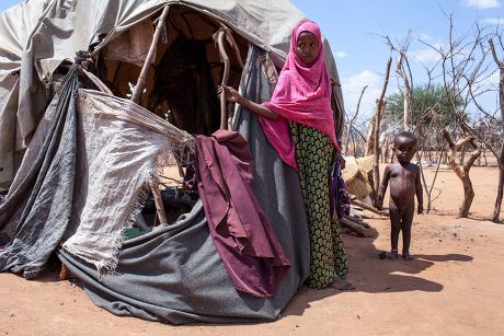 Somali Girl Her Baby Borther Living Editorial Stock Photo - Stock Image ...