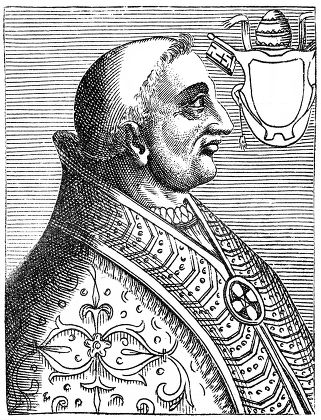 Pope Severinus Historical Illustration Editorial Stock Photo - Stock ...