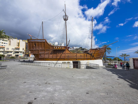 Replica Ship Santa Maria Columbus Santa Editorial Stock Photo - Stock ...