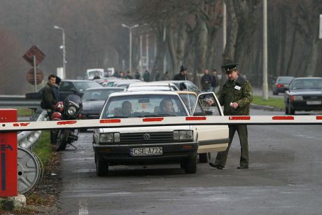 Security On Polish Russian Border Gronowo Editorial Stock Photo - Stock ...