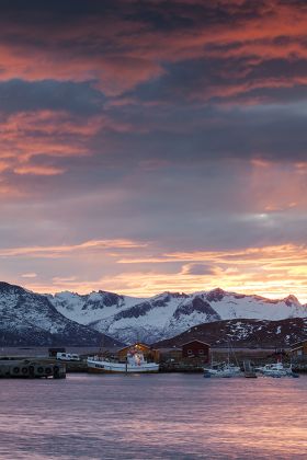Holiday Homes Somaroy Tromso Troms Norway Editorial Stock Photo - Stock ...