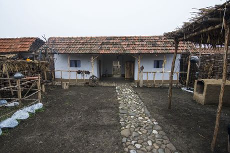 Traditional Houses Chechen Cultural Village Grozny Editorial Stock ...