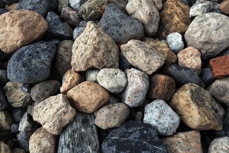 Colorful Stones Banff National Park Alberta Editorial Stock Photo ...