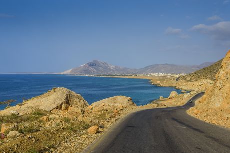 Road Leading Hadibu Island Socotra Yemen Editorial Stock Photo - Stock ...