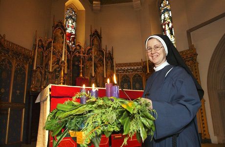 SISTER RHONDA RICE OF ALL HALLOWS CONVENT WHO HAS ACHIEVED A BLACK BELT ...