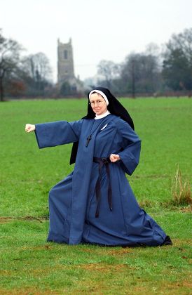 SISTER RHONDA RICE OF ALL HALLOWS CONVENT WHO HAS ACHIEVED A BLACK BELT ...