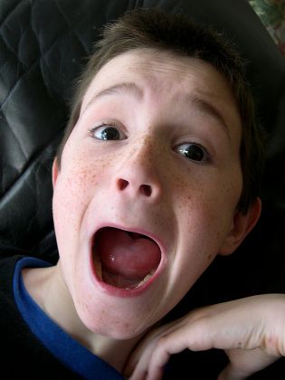 Boy Yelling Model Released Editorial Stock Photo - Stock Image ...