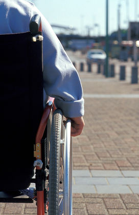 Disabled Person Wheelchair Editorial Stock Photo - Stock Image ...