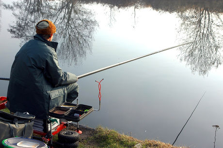 Man Fishing Model Released Editorial Stock Photo - Stock Image ...