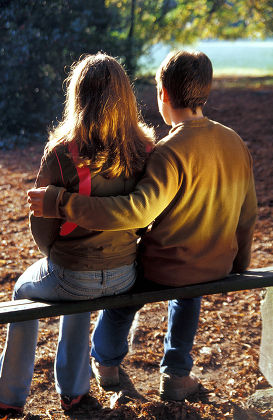 Teenage Couple Model Released Editorial Stock Photo Stock Image