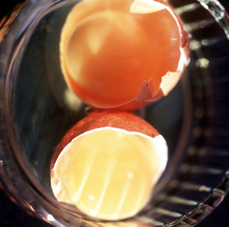 Separated Egg Yolk Shell Editorial Stock Photo - Stock Image | Shutterstock