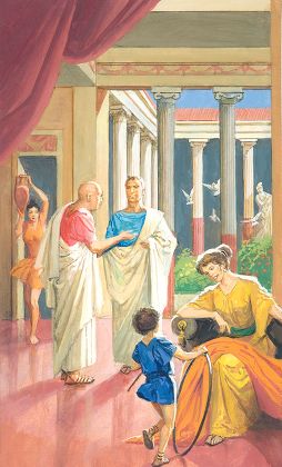 Creative Illustration History Rome Ancient Rome Editorial Stock Photo ...