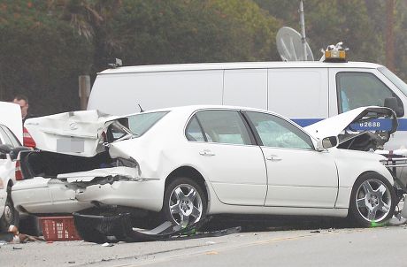 Bruce Jenner Car Accident Editorial Stock Photo - Stock Image ...