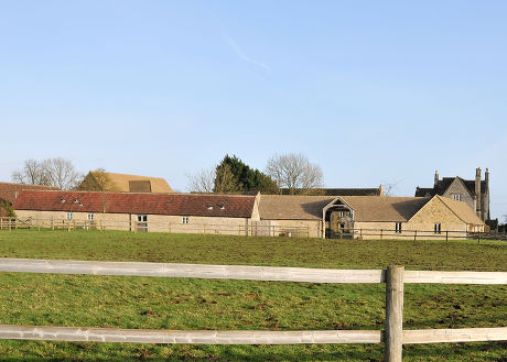 Aston Farm, Cherington, Gatcombe Estate, Britain - Feb 2015 Stock ...