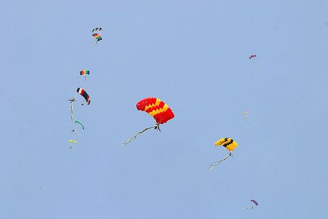 World Record Mass Freefall Jump Landing Editorial Stock Photo - Stock ...
