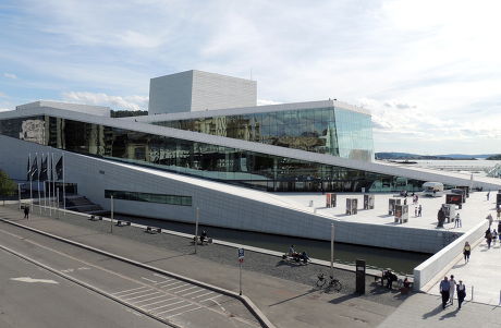 Oslo Opera House Operahuset Home Norwegian Editorial Stock Photo ...