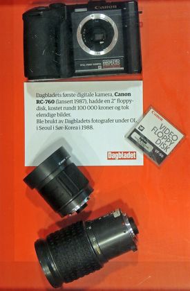 Canon Rc760 Digital Camera Floppy Disk Editorial Stock Photo - Stock ...