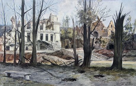 Ruins Chateau De Soupir Near Craonne Editorial Stock Photo - Stock ...