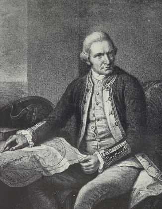 Portrait Captain James Cook 17281779 British Editorial Stock Photo ...