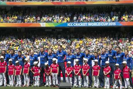 England Cricket Team Sing National Anthem Editorial Stock Photo - Stock ...