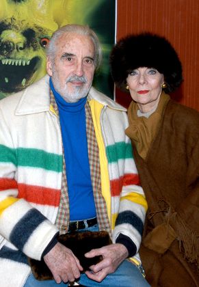 Christopher Lee Wife Birgit Kroenke Editorial Stock Photo - Stock Image ...