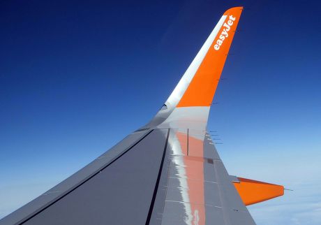 Easyjet Logo On Wingtip Airbus A320 Editorial Stock Photo - Stock Image ...