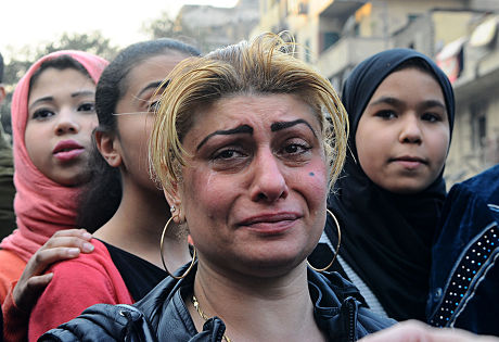 Relative One Egyptian Coptic Men Killed Editorial Stock Photo - Stock ...