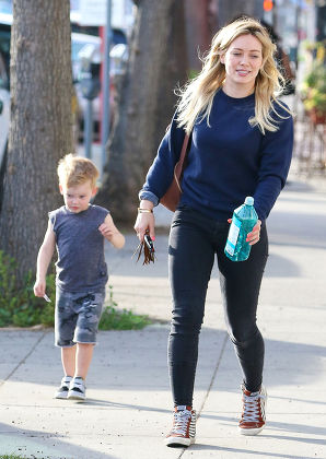 Hilary Duff Luca Cruz Comrie Editorial Stock Photo - Stock Image ...