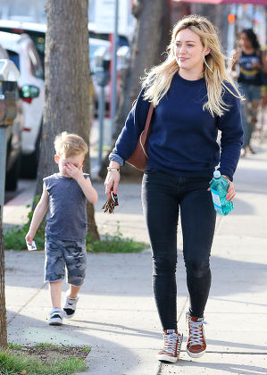 Hilary Duff Luca Cruz Comrie Editorial Stock Photo - Stock Image ...