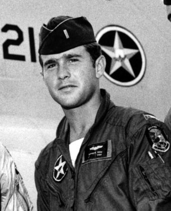 Lieutenant George W Bush Wearing His Editorial Stock Photo - Stock ...