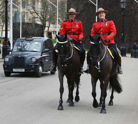 Royal Canadian Mounted Police Horse Guards Editorial Stock Photo ...