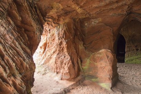 Lacys Caves On Banks River Eden Editorial Stock Photo - Stock Image ...