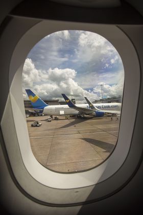Plane Manchester Airport Uk Editorial Stock Photo - Stock Image ...