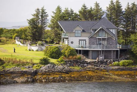 Sea Front Property On Island Kerrera Editorial Stock Photo - Stock ...