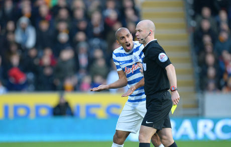 Rio Ferdinand Qpr Clears Ball Off Editorial Stock Photo - Stock Image ...
