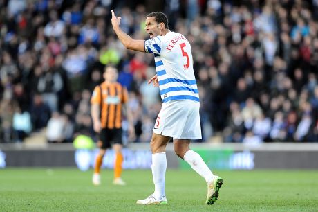 Rio Ferdinand Qpr Looks Angry His Editorial Stock Photo - Stock Image ...