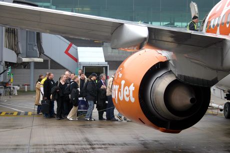 Easyjet Plane Stansted Airport Britain Editorial Stock Photo - Stock ...