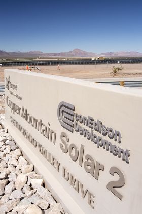 Copper Mountain Solar 2 Project 150megawatt Editorial Stock Photo ...