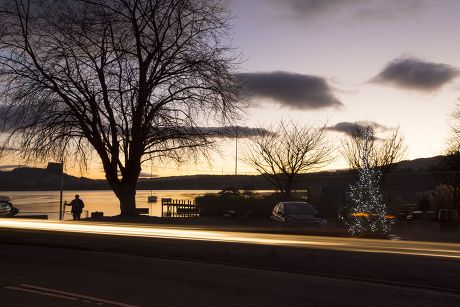 Lake Windermere Sunset Ambleside Lake District Editorial Stock Photo ...
