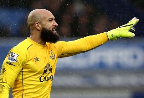Everton Goalkeeper Tim Howard Editorial Stock Photo - Stock Image ...
