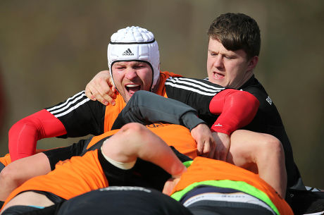 __COUNT__ Munster Rugby Squad Training, CIT, Cork - 24 Feb 2015 Stock ...