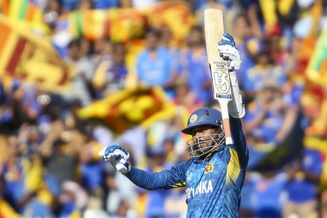 Tillakaratne Dilshan Celebrates After Reaching His Editorial Stock ...