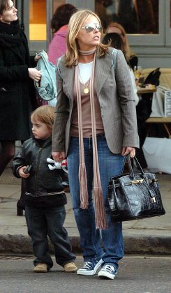 Patsy Kensit Her Son Lennon Gallagher Editorial Stock Photo - Stock ...