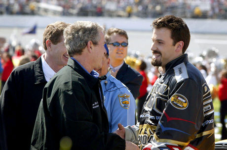 President George W Bush Ben Affleck Editorial Stock Photo - Stock Image ...