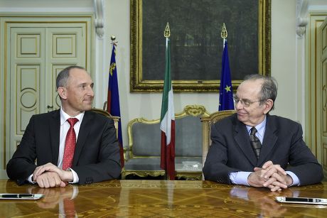 Liechtenstein Prime Minister Adrian Hasler Italian Editorial Stock ...