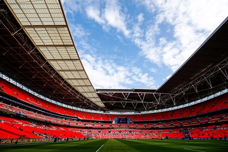 General View Inside Wembley Stadium Before Editorial Stock Photo ...
