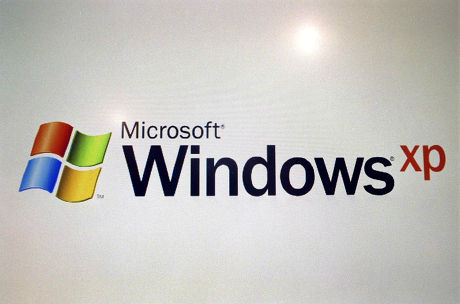 Microsoft Windows Xp Logo On Screen Editorial Stock Photo - Stock Image ...